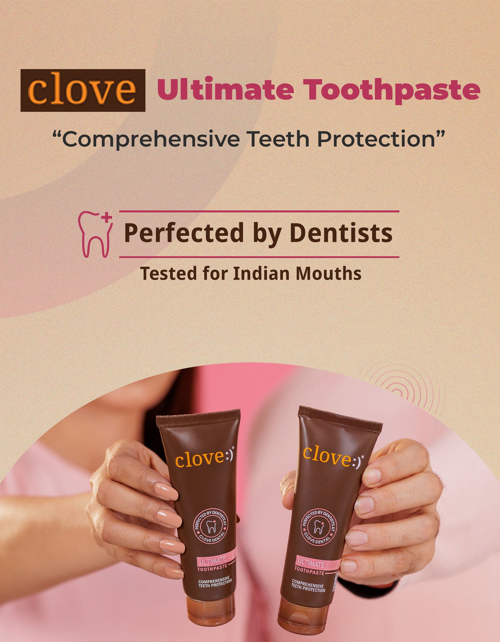 Clove Ultimate Anti-Cavity Teeth Whitening Toothpaste