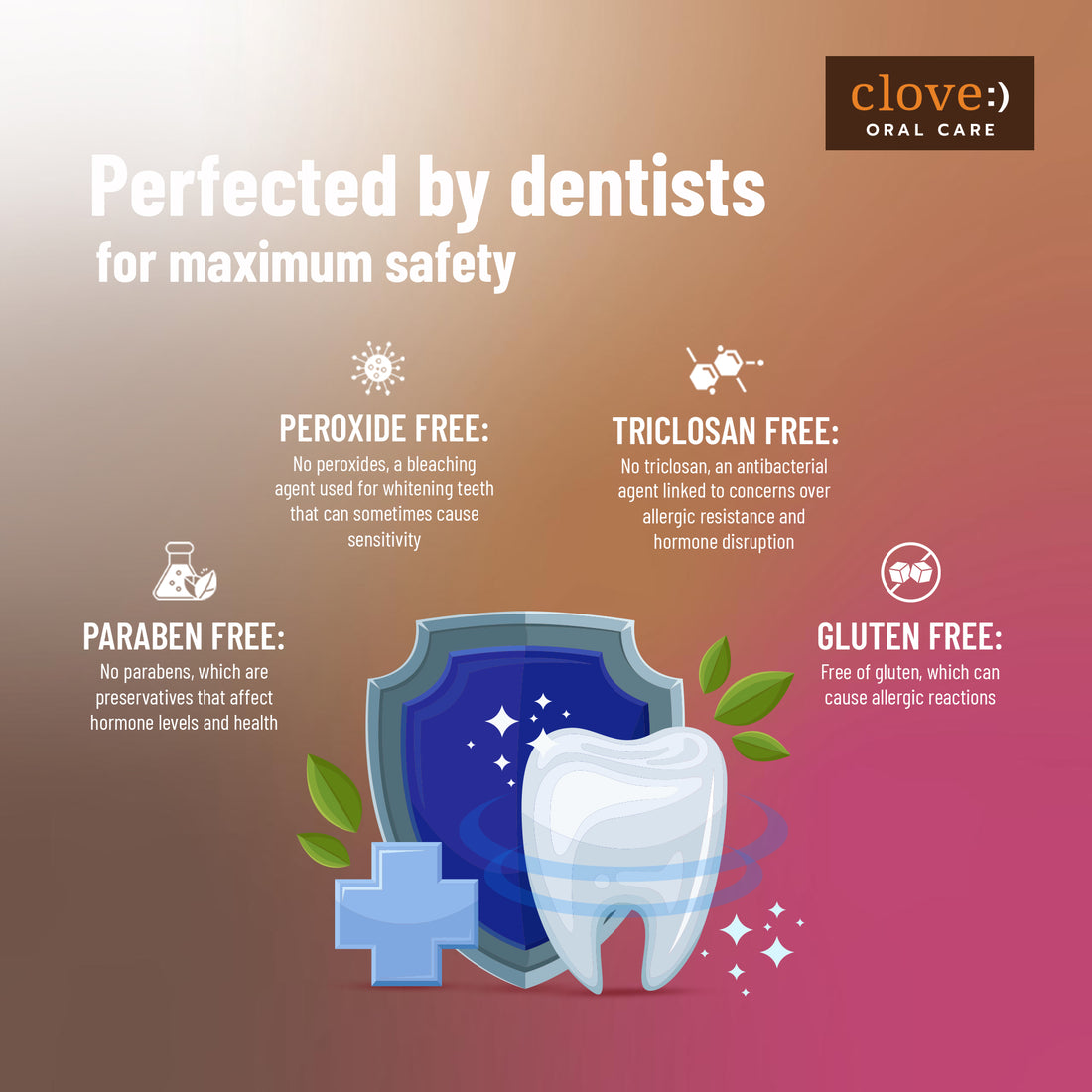 Clove Ultimate Anti-Cavity Teeth Whitening Toothpaste